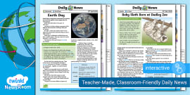 NewsRoom KS2 April News Magazine - April 2022 (teacher made)