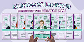 Pósters: Mujeres en STEM - Día Mundial de la Niña y la Mujer en la Ciencia