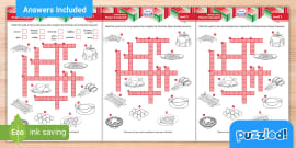 Christmas Word Fit Puzzle - Twinkl Puzzled