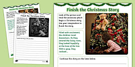 KS2 Finish the Christmas Story Writing Template
