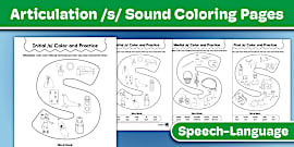 Articulation Medial /s/ Words Flash Cards for SLP