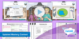 👉 Y5 Area of Composite Shapes PlanIt Maths Lesson 7