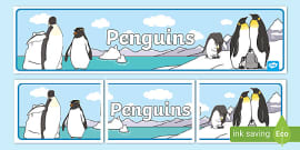 Polar Bears Display Banner (teacher made)