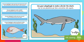 Seaside Playdough Mats (teacher made) - Twinkl