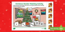 Christmas Number Matching Game | Maths Primary Resources