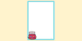 FREE! - Birthday Cake Page Border - Primary Resources