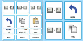 Keys Of A Keyboard Labelling Worksheet (teacher made)