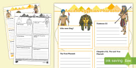 Ancient Egyptian Pharaohs PowerPoint for Children - Twinkl
