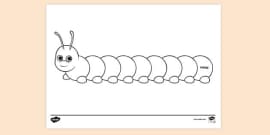FREE! - Crawl Like a Caterpillar Colouring Sheet | Colouring Sheets