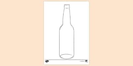 Water Bottle Drink Colouring | Colouring Sheets - Twinkl