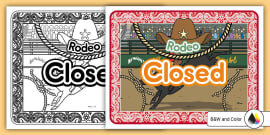 Rodeo Dramatic Play Tracing Word Cards (teacher made)