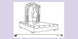 FREE! - Parade Float Colouring Sheet | Colouring Sheets