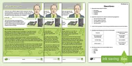 LKS2 Steve Jobs Differentiated Reading Comprehension Activity