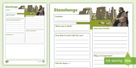 Stonehenge Word Search (Teacher-Made)