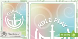 Recapitulative Play Icon Display Poster (teacher made)