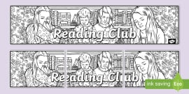 👉 Book Club Display Banner (teacher made) - Twinkl