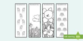 Free Cactus Bookmarks to Colour for Kids: Download now!