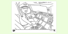 FREE! - Concorde Colouring Sheet - Primary Resources