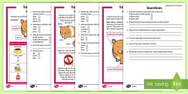 Finn McCool Differentiated Reading Comprehension Activity