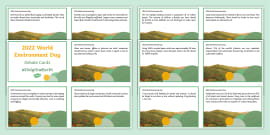 Earth Day Debate Cards (teacher made) - Twinkl
