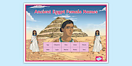 Ancient Egypt Place Name Table Labels (teacher made)