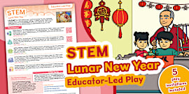Lunar New Year Sensory Bin