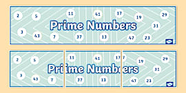 👉 Prime Numbers Display Pack | KS3 Maths | Beyond Secondary