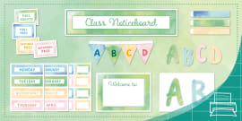 Watercolour Editable Peg Labels - Classroom organisation