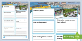 Hurricane Katrina Fact File Template (teacher made) - Twinkl