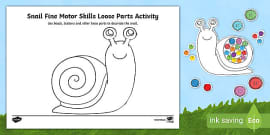 Spiral Snake Cutting Skills Activity (teacher made)