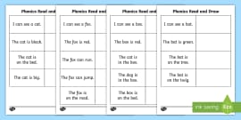 Phonics Reading Worksheets | Phase 2 | Primary Resources