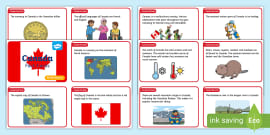 Canadian Landmarks | Word and Picture Matching Worksheet