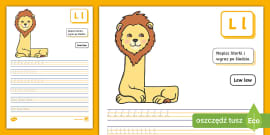 Alfabet: Pisanie po śladzie | Literka F f | Foka - Twinkl