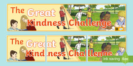 My Acts of Kindness Banner (teacher made) - Twinkl