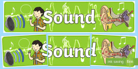 Sound Photo Display Banner | Twinkl Science (teacher made)