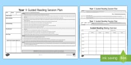 Year 4 Victorian Curriculum Guided Reading Session Planning Template