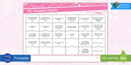 Grade 5 Physical Education: Invasion Games Unit Lesson Plan