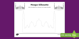 Draw a Mosque Art Activity (teacher made) - Twinkl