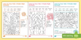 Bonfire Night Colour by Number (teacher made) - Twinkl