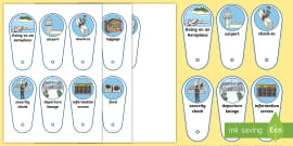 Going on an Aeroplane Visual Support Picture Cards