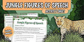 Grade 4 Figures of Speech - Similes and Metaphors Activity