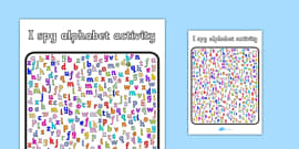 Alphabet Upper Case and Lower Case Worksheet | Primary