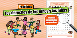 Lámina de los derechos de los niños | Twinkl
