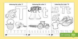 Letter 'a' Colouring Pages - 'a' Words for Kids - Twinkl