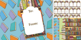 Reading Book Themed A4 Sheets (teacher made) - Twinkl