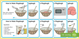 Playdough Recipe Resource Pack (teacher made) - Twinkl
