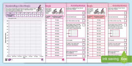 Blank Line Graph Template (teacher made) - Twinkl