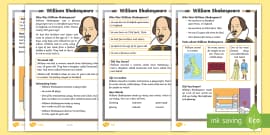 KS2 William Shakespeare Word Search