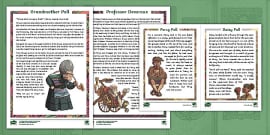 Scrooge Character Description Activity Sheet