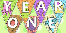 👉 Welcome to Year Three Bunting (teacher made) - Twinkl